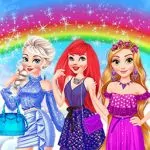 Princesses Rainbow Dress Up | Dress Up Games For Girls